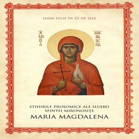 Slujba pe note a Sfintei Maria Magdalena | PDF