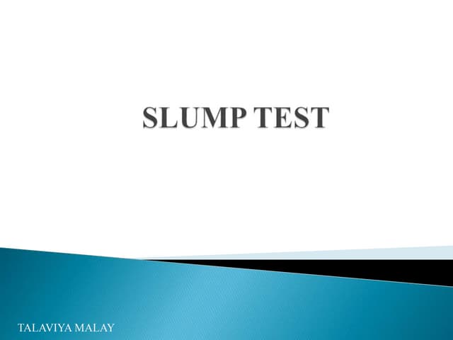 Concrete cube casting and Testing. | PPTX