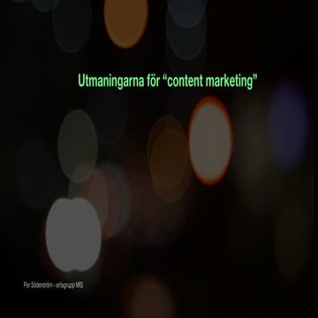 Slutsats erfa MIS Content Marketing 23 sept | PPT