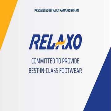 Relaxo Footwear - Company Analysis | PPTX