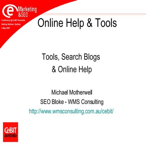 SM Tools and Help | PPT