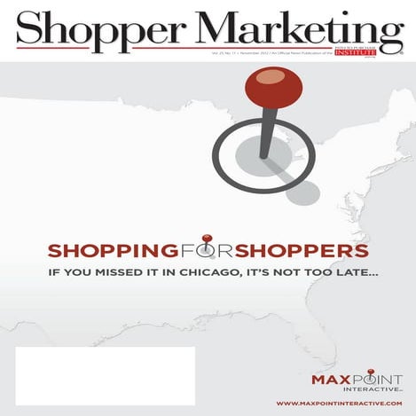 Shopper Marketing Magazine Nov \'12 | PDF