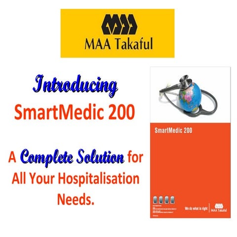 MAA SmartMedic200 - The Best Medical Takaful Plan | PPT