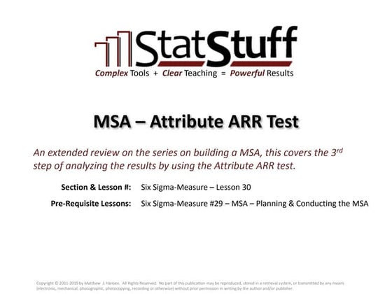 Attribute MSA | PPT