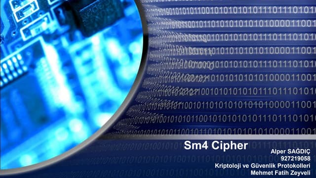 Mars şi̇freleme algori̇tmasi sunumu | PPTX