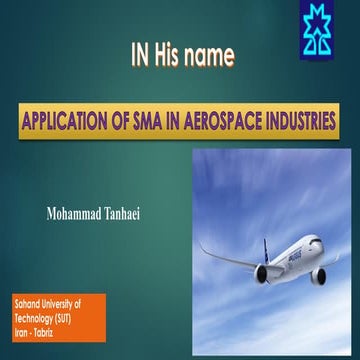 Application of shape memory alloys in Aerospace industries | PDF