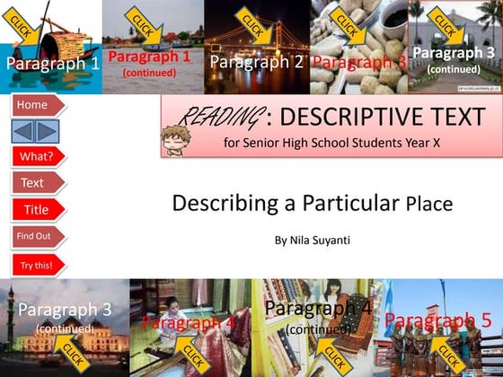 Descriptive text about place | PPT
