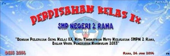 Piagam penghargaan sma 1 raha | DOCX
