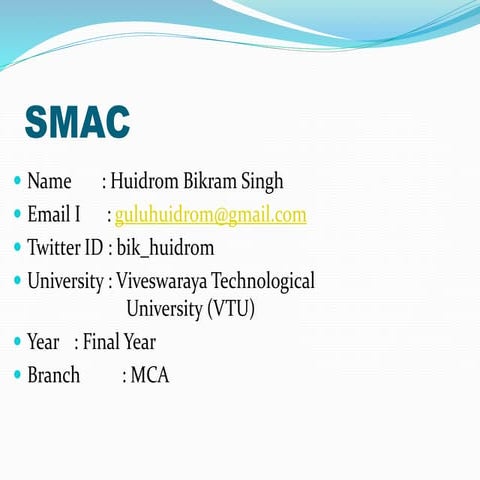 Smac | PPTX | Internet | Computing