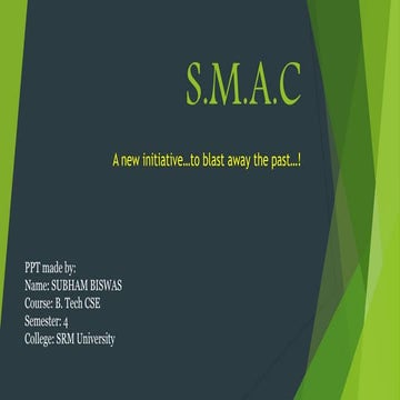 SMAC | PPTX | Internet | Computing