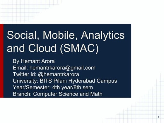 SMAC | PPT