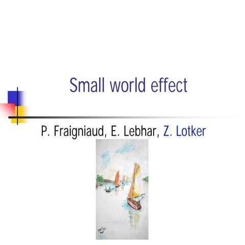 Small world effect | PPT
