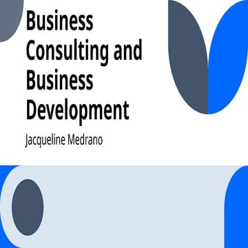 SMALL BUSINESS-CONSULTING LESSON FOR DEVELOPMENT | PPTX