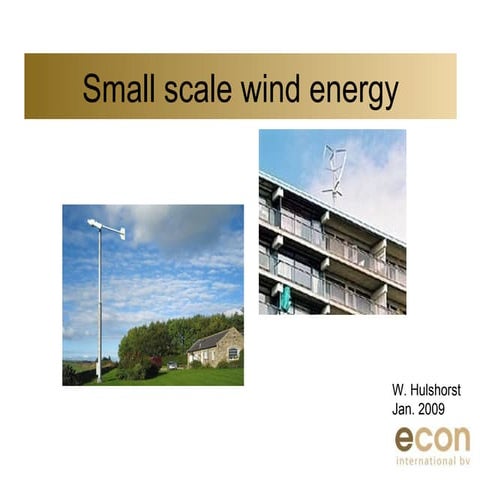 Small scale wind energy | PPT