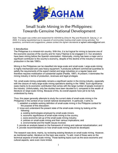 Philippine Mining Act | PPTX