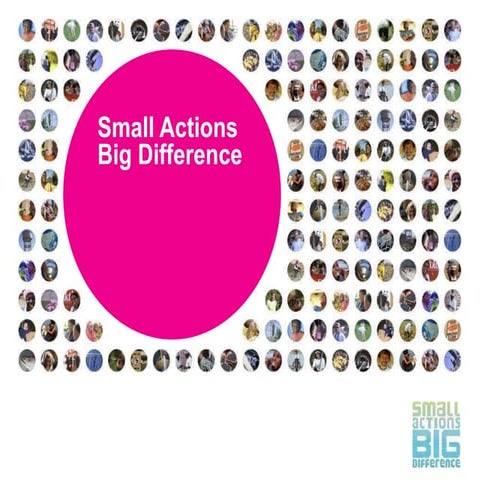 Small actions big difference | PPT