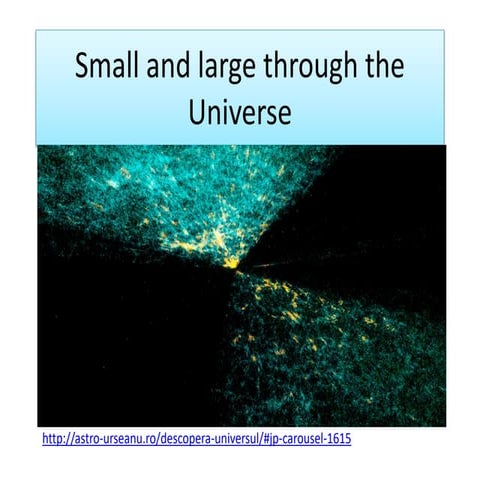Small and large through the Universe.pptx