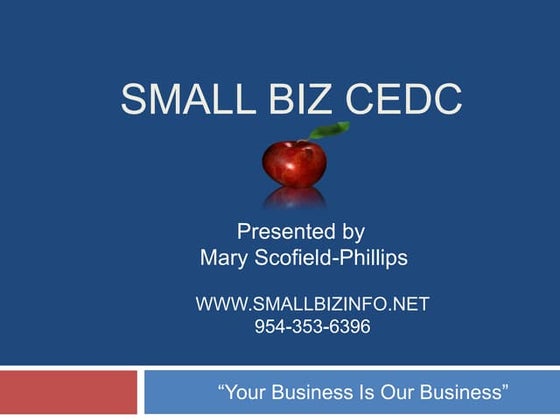 Small Biz CEDC Introduction | PPTX