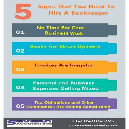 5 Signs That You Need to Hire A Bookkeeper | PDF