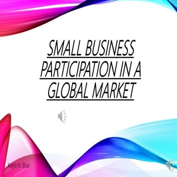 Small business in a global market | PPT