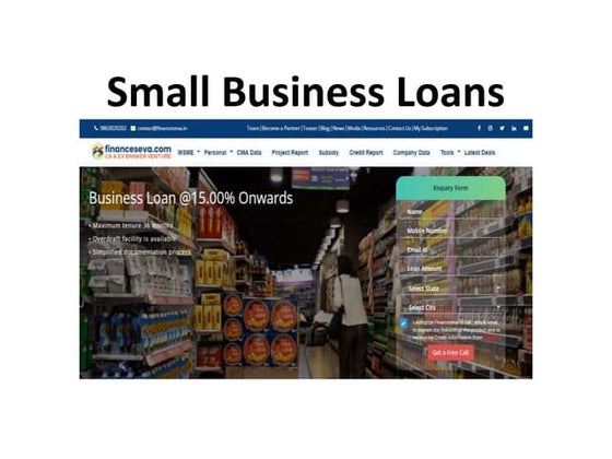 Secured Business Loan | PPT