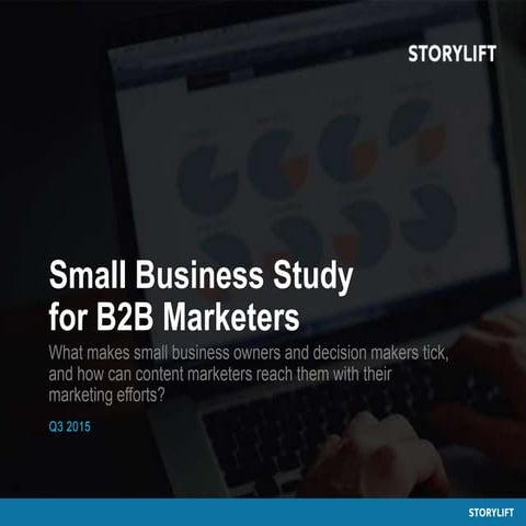 Small Business Study for B2B Marketers | PPT