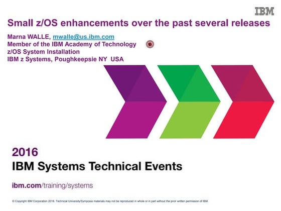 Mainframe - OPC | PPTX | Operating Systems | Computer Software and ...