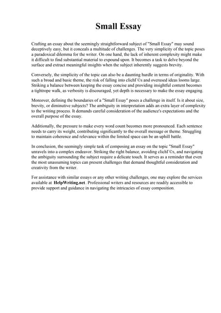 250 Word Essay | PDF | Freelance Writing | Content Production