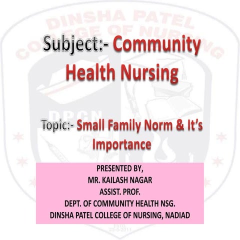 Small family norm | PPSX