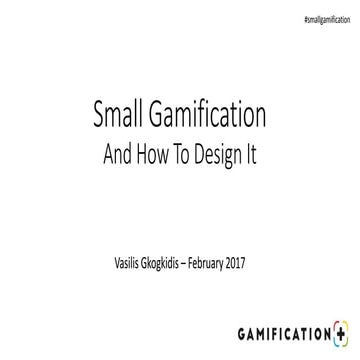 Small Gamification And How To Design It | PPTX | Board Games and ...