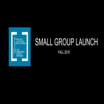 Small group launch slides copy | PPTX
