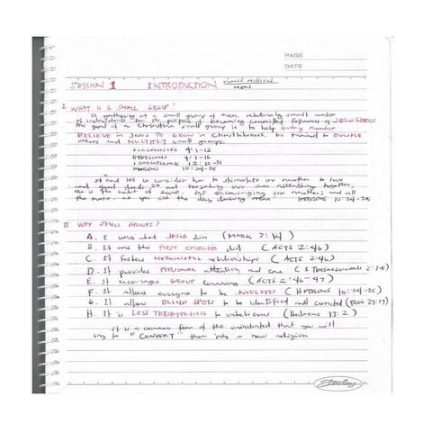 Small group session 1&2 | PDF