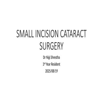 Intracapsular Cataract extraction | PPTX