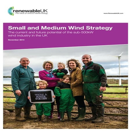 Small & medium wind strategy report | PDF | Power and Energy Industry ...
