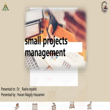 SMALL PROJECTS MANAGMENT.pptx123123123123 | PPT
