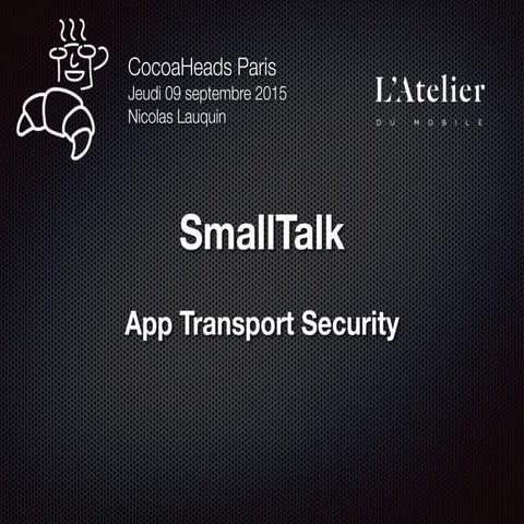 App Transport Security by Nicolas lauquin | PDF