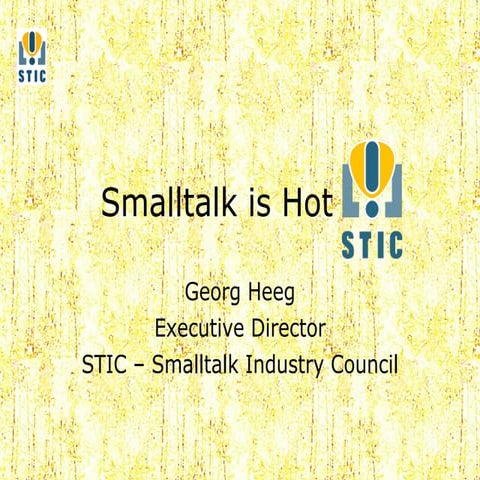 Smalltalk Is Hot | PPT