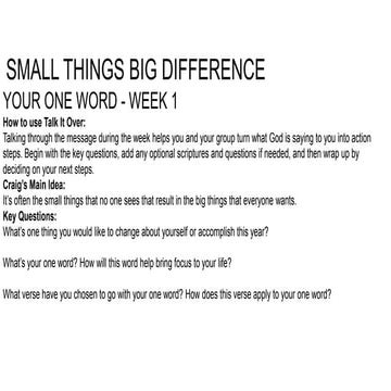 Small things big difference | PPTX