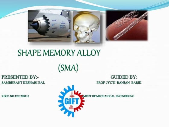 Shape memory alloys | PPTX