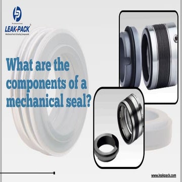 What are the components of a mechanical seal? | PDF