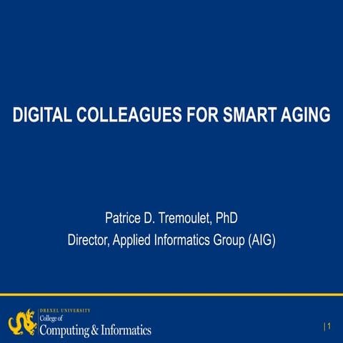 Smart aging-ibm-talk | PPT