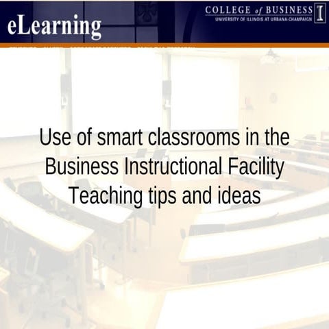 Tips for Teaching in Smart Classrooms | PPT | Education industry ...