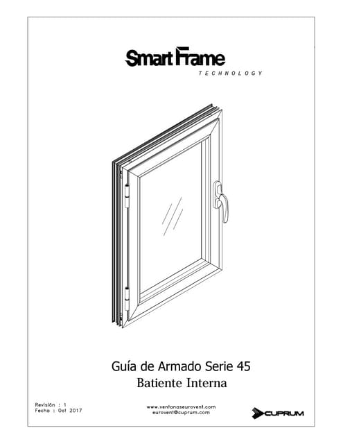 Smart frame serie 45 ventana oscilobatiente RPT | PDF
