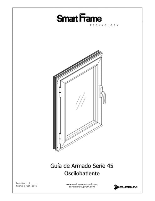 Smart frame serie 45 ventana proyectable RPT | PDF