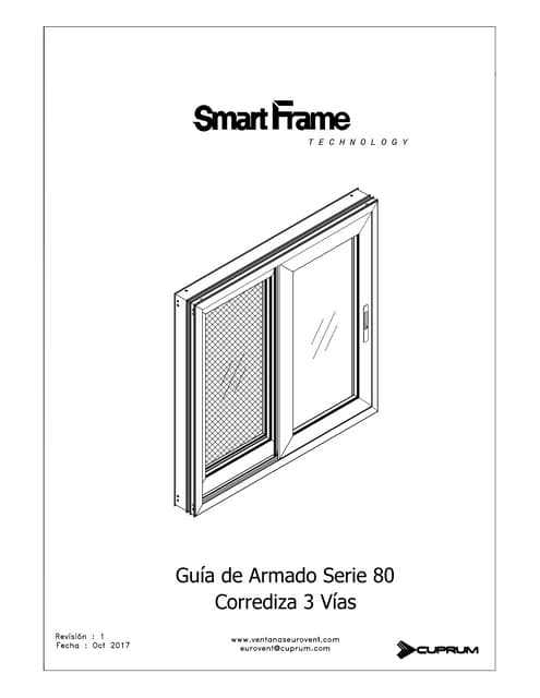 Smart frame serie 45 ventana proyectable RPT | PDF