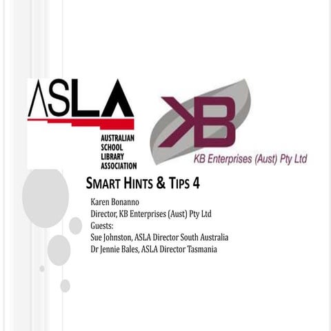 Smart hints and tips | PPTX | Web Conferencing | Computer Software and Applications