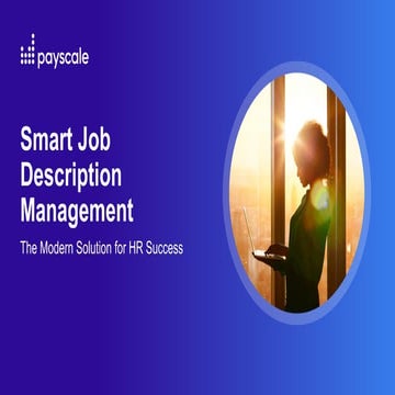Webinar - Smart Job Description Management | PPT