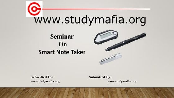 406829904-Smart-Note-Taker-PPT.pptx