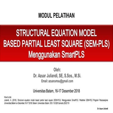 Structural Equation Model Based Partial Leas Square | PDF