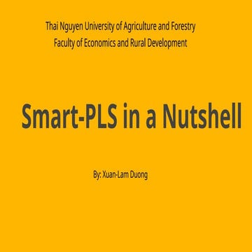 Doing Research with PLS_SEM using SmartPLS | PPTX